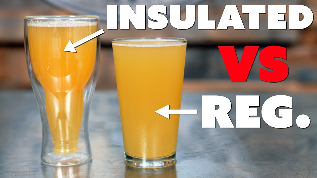 Glassware Review - Insulated Pint Glass Vs. Regular - YouTube
