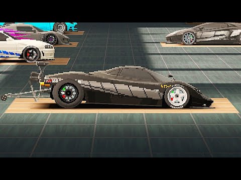 APEX RACER: PAGANI HUAYRA Tunes and Drag Race - YouTube
