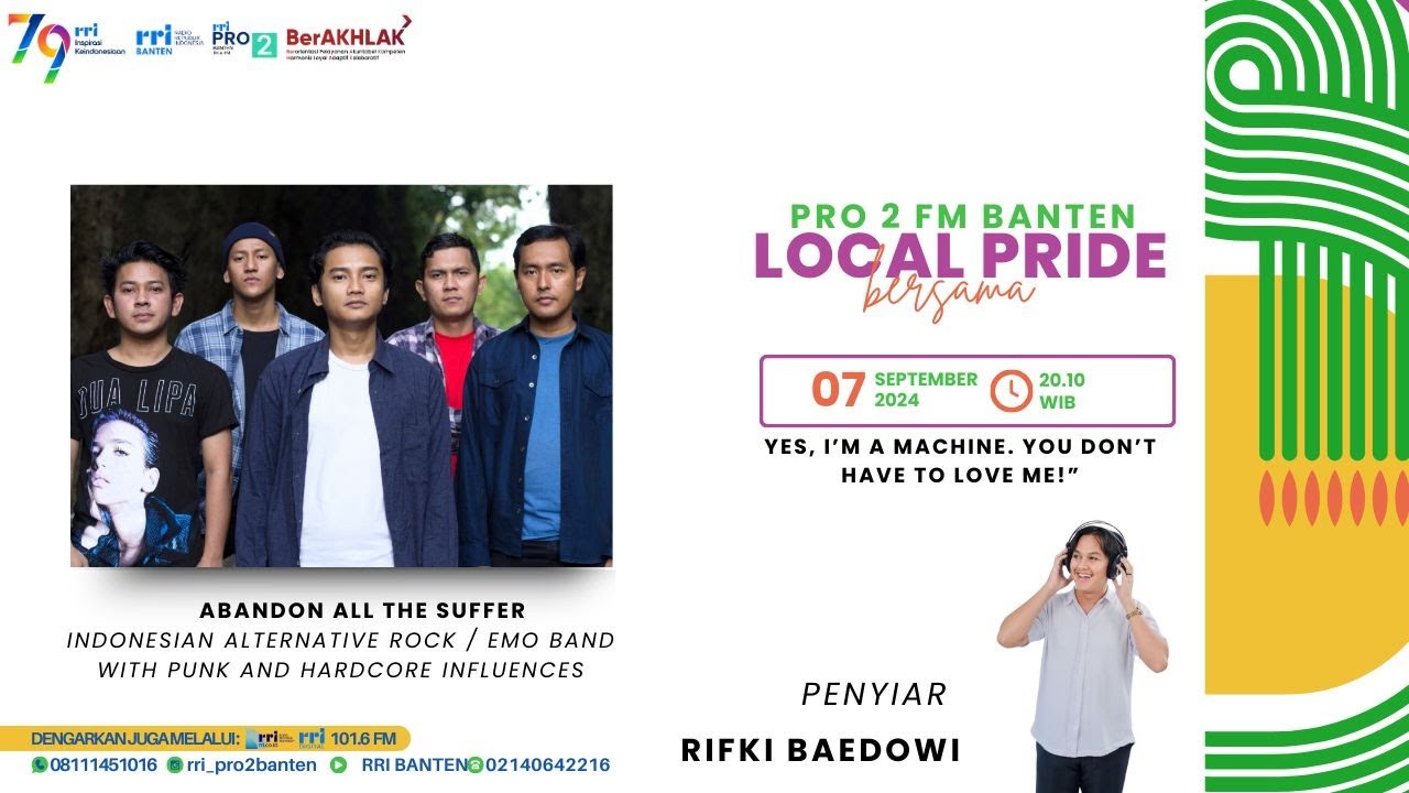 "LOCAL PRIDE BERSAMA ABANDON ALL THE SUFFER - YES, I'M A MACHINE, YOU ...