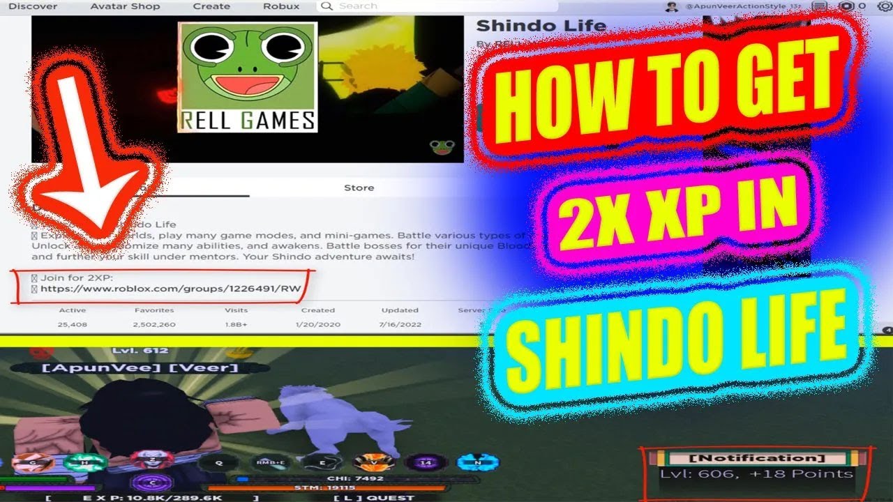 How To Get Easily 2x Xp In Roblox Shindo Life - YouTube