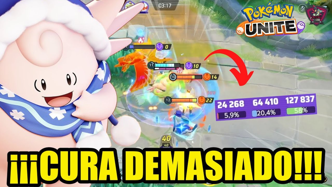 CLEFABLE AHORA CURA DEMASIDO GRACIAS AL BUFF😍MEJORES OBJETOS Y MEDALLAS ...