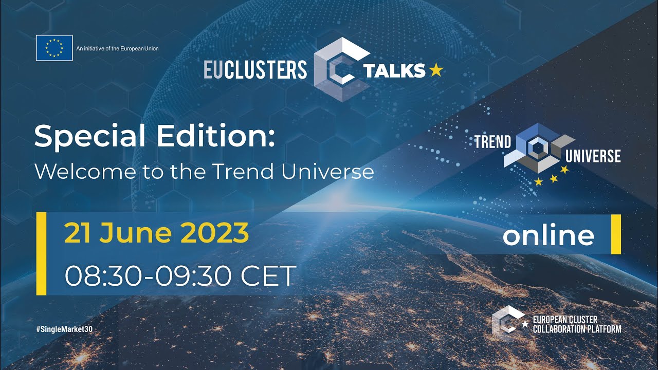 EU Clusters Talks: Special Edition: Welcome to the Trend Universe - YouTube