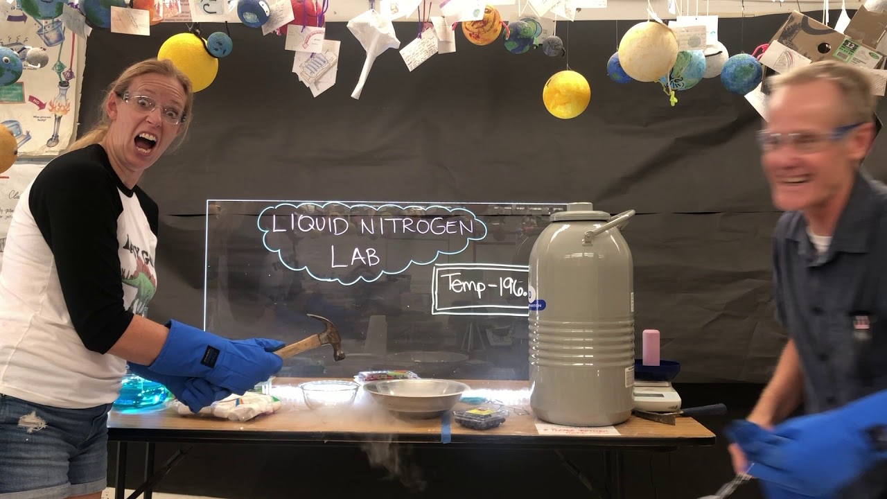 Liquid Nitrogen Lab - YouTube