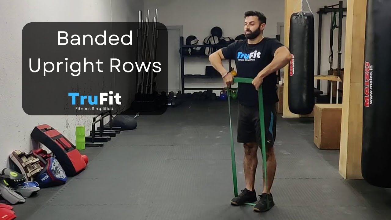 Banded Upright Rows - YouTube