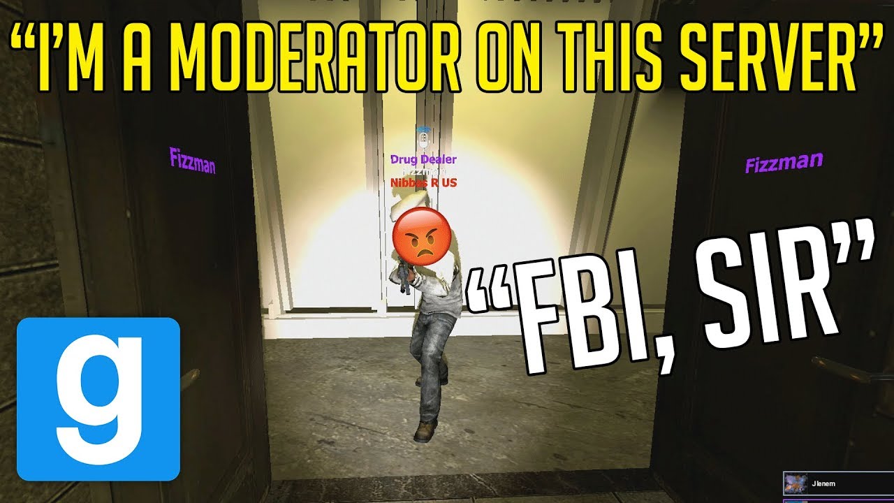 Moderator Threatens Us When We Knock on His Door! (GMOD) - YouTube