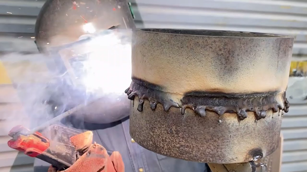 Learn to weld pipe roots and covers 7018 - YouTube