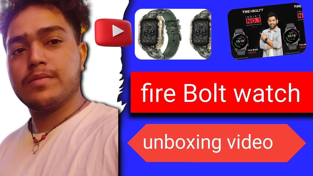 Fire Bolt Smart Watch Unboxing ️😱 - YouTube