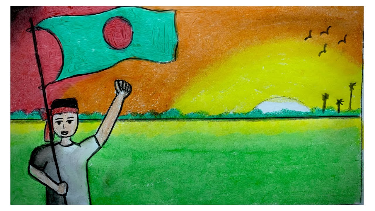16 December victory day of Bangladesh scenery drawing /victory day ...