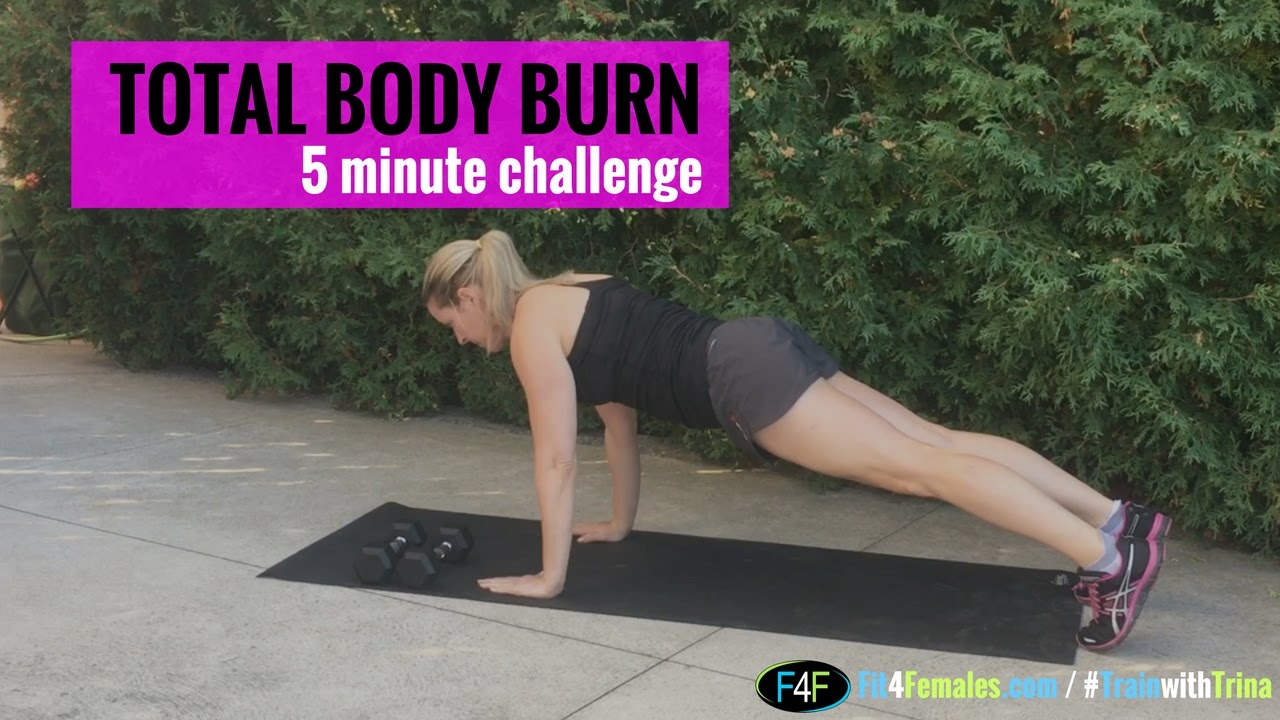 Total Body Burn 5 Minute Challenge - YouTube