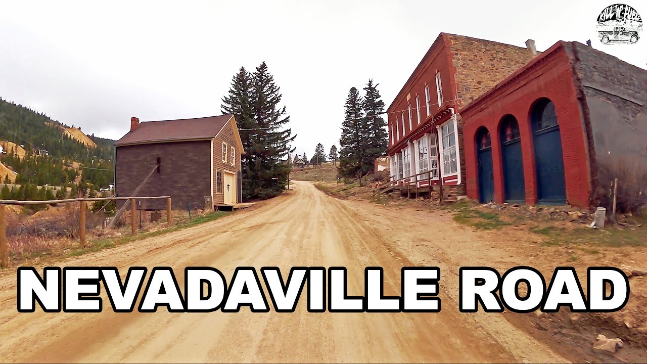 4K Nevadaville Road - Ghost Town in Central City Colorado USA - Gilpin ...