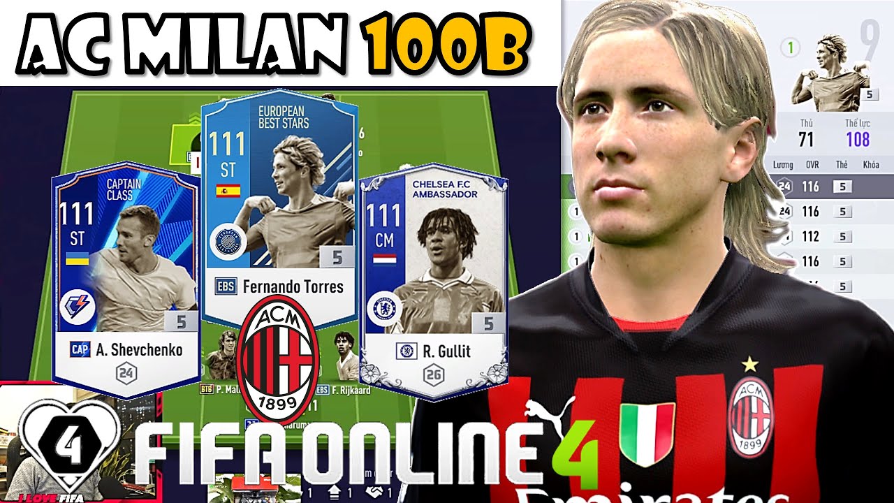 Hơn 100 Tỷ I Love Phá Sạch Xây Dựng Đội Hình AC MILAN Mạnh Nhất FO4 ...