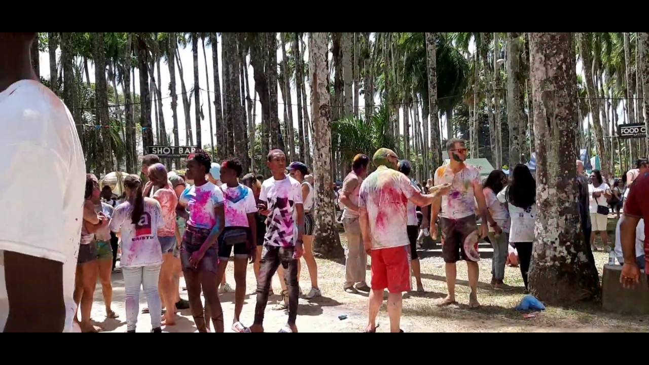 Suriname:Holi Phagwa viering 2020 Palmentuin - YouTube