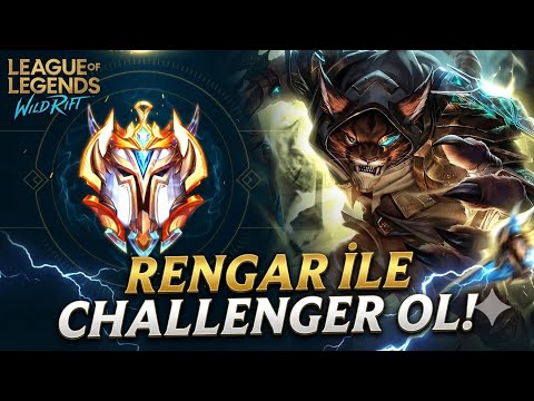 CHALLENGER OLMA MAÇIMDA RENGARLA YOK ETTİK!?! RENGAR RÜN BUİLD- Lol Wild Rift