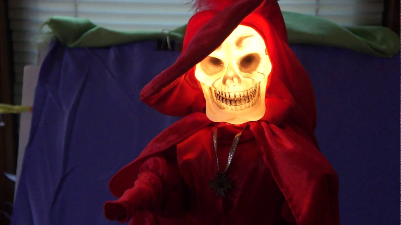 ANIMATRONIC HALLOWEEN PROP RED DEATH MOTIONETTE PHANTOM OF THE OPERA ...