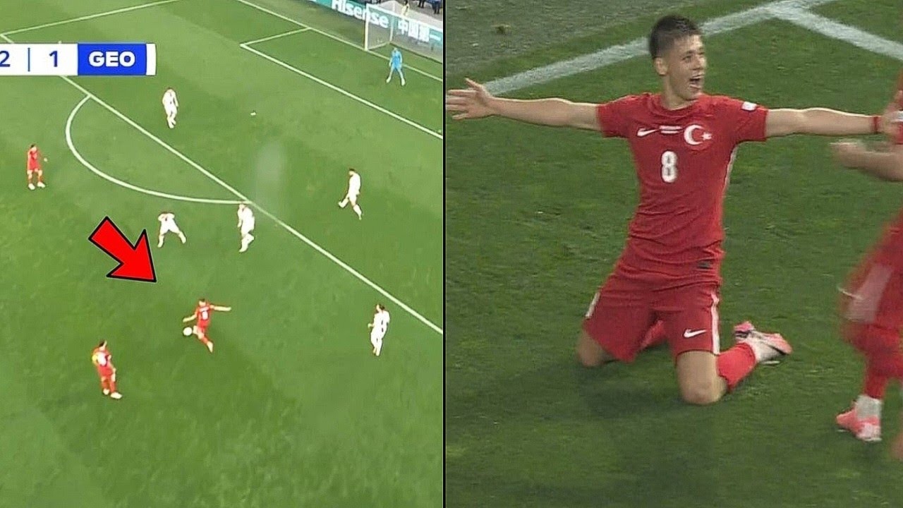 🇹🇷Arda Guler's STUNNING Goal vs Georgia | Turkey vs Georgia | Goal of ...