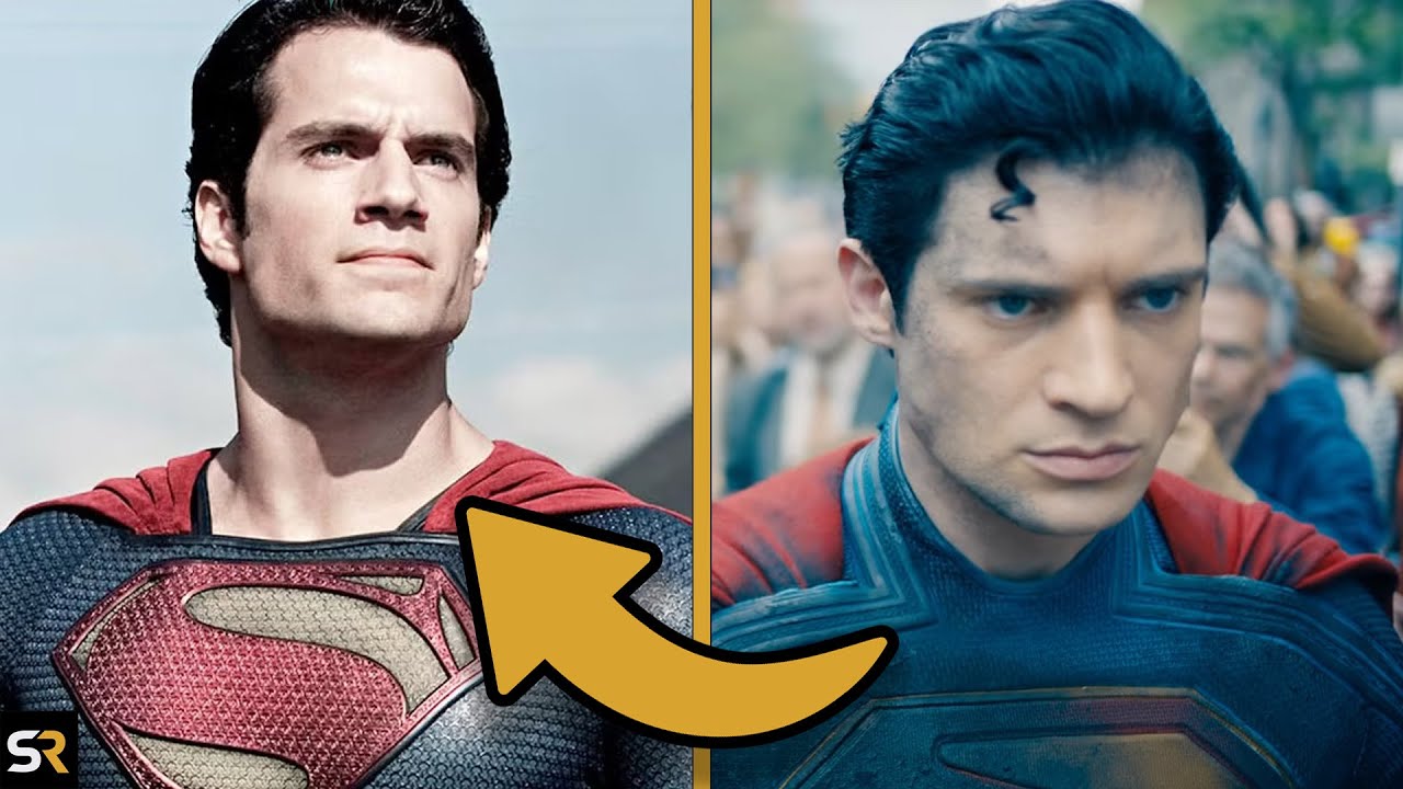 Superman: Henry Cavill's Reveal VS David Corenswet's - YouTube