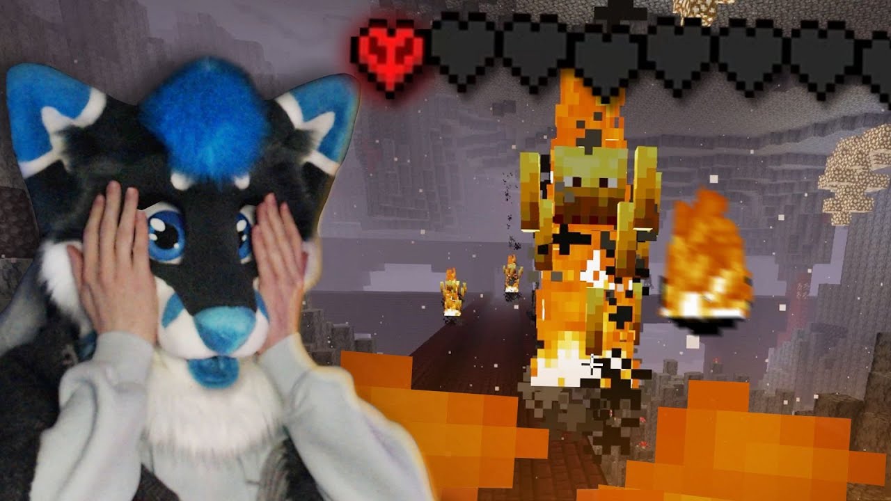 Can I beat Minecraft Hardcore IN FURSUIT? - YouTube