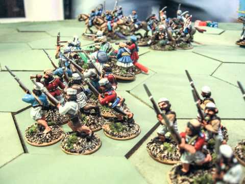 Colonial Skirmish Wargame In 28mm - YouTube