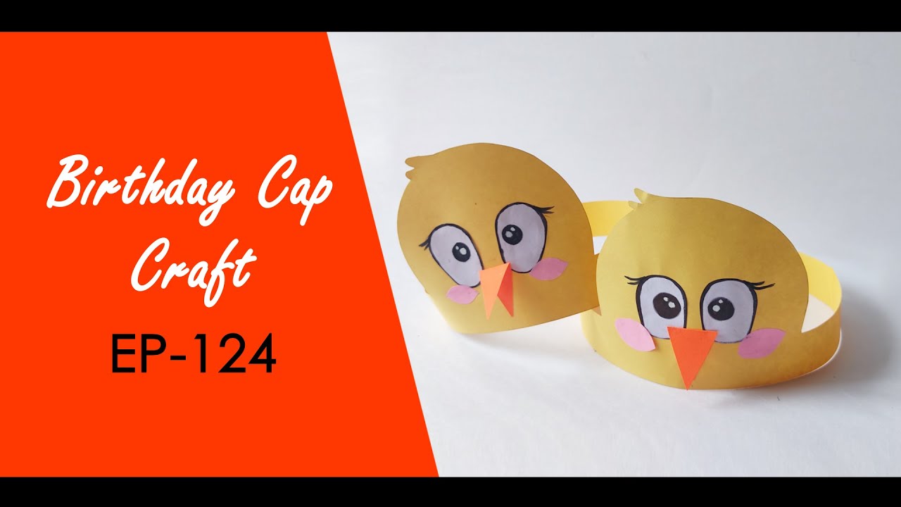 EP 124 | Paper Birthday Cap | DIY Birthday Cap | Birthday Cape making ...