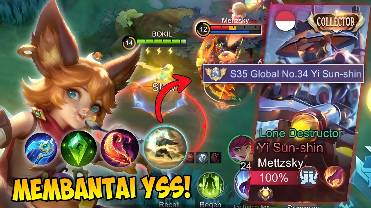 TUTORIAL: CARA COUNTER YSS TOP GLOBAL! SORRY YSS KALI INI GW LOCK LU😓 ...