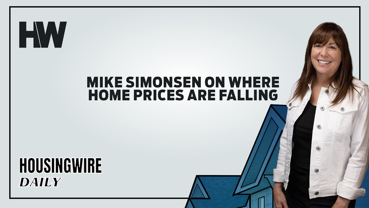 Mike Simonsen on where home prices are falling - YouTube