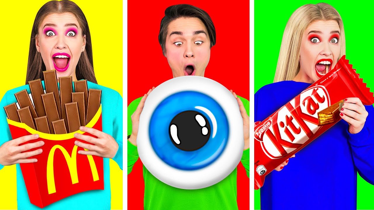 विशाल मिठाई चुनौती #2 | शरारत युद्धों Ideas 4 Fun Challenge - YouTube