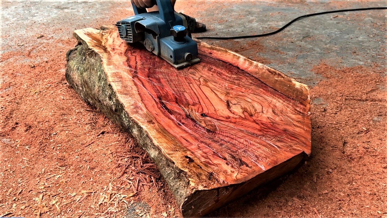 The Process Of Cutting And Recycling Discarded Wood Panels - Great ...