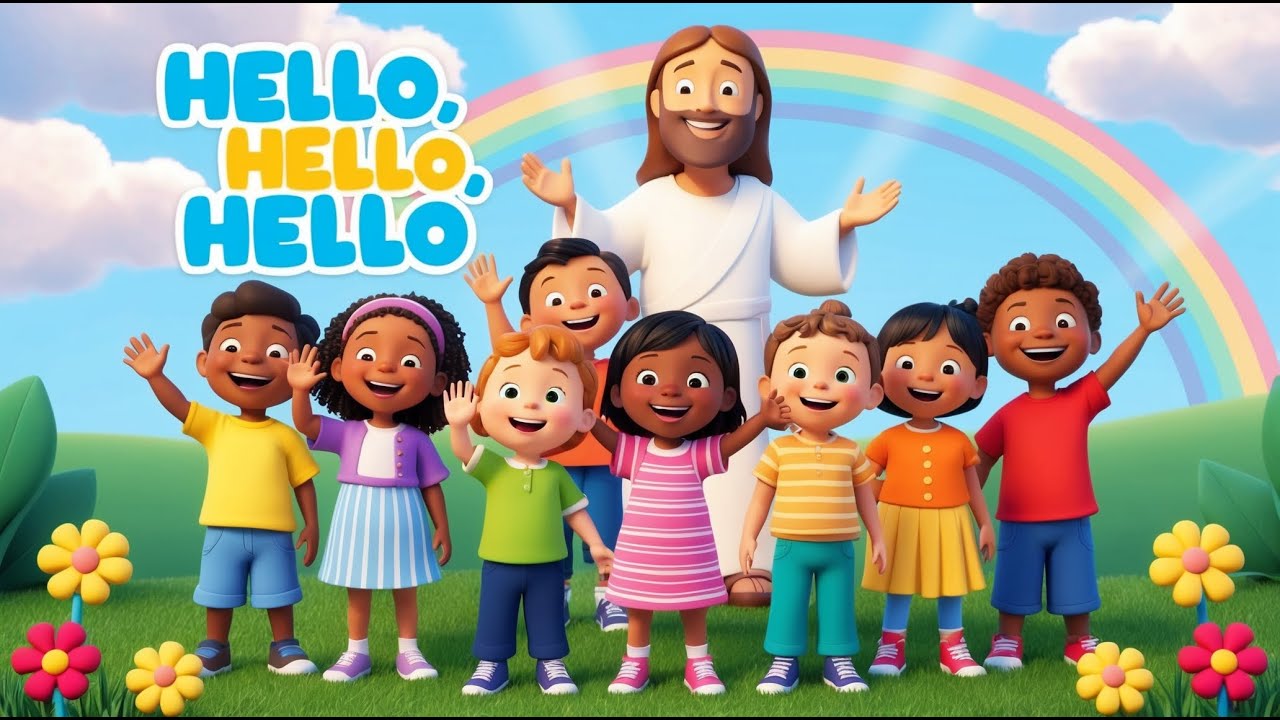 Hello Hello Hello | Christian Kids Greeting & Feelings Song | God Loves ...