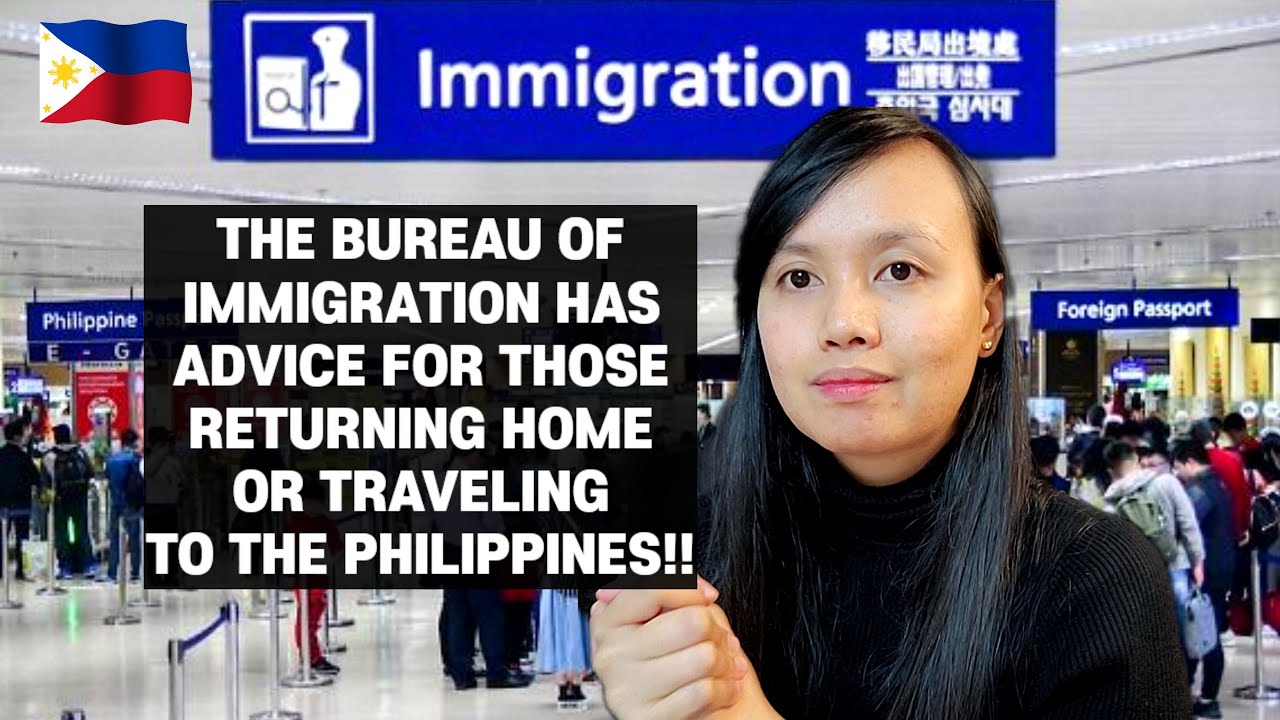 PAYO NG IMMIGRATION SA MGA UUWI NG PILIPINAS (Tagalog with English ...