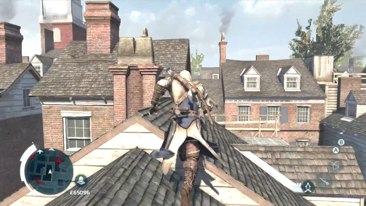 Assassin's Creed III - Rooftop Run in Boston - YouTube