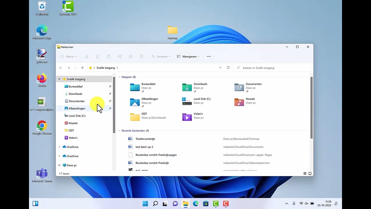 Map verwijderen in Windows 11 - YouTube