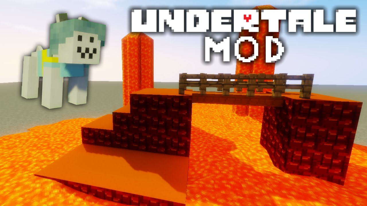 Minecraft 1.9: Temmie and Hotland (Undertale Mod Update) - YouTube