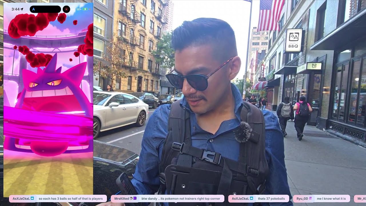[IRL] NYC Darkrai Raid Battles and GIGANTAMAX GENGAR! - !raid - # ...