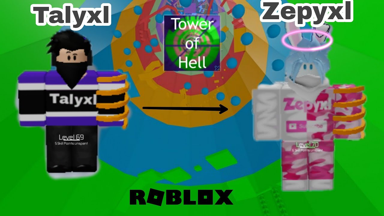 Playing Tower of hell as Zepyxl! - YouTube