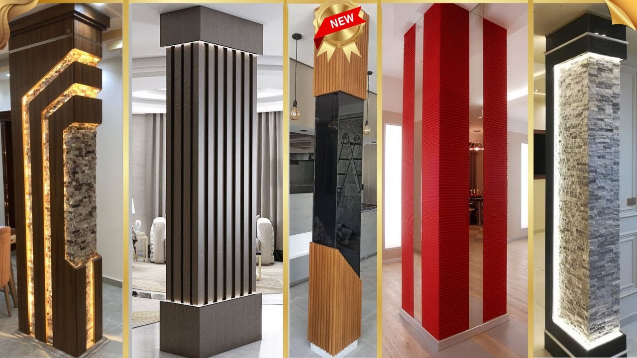50+ Modern Column Decoration Ideas 2025 | Living Room Decorating Ideas ...