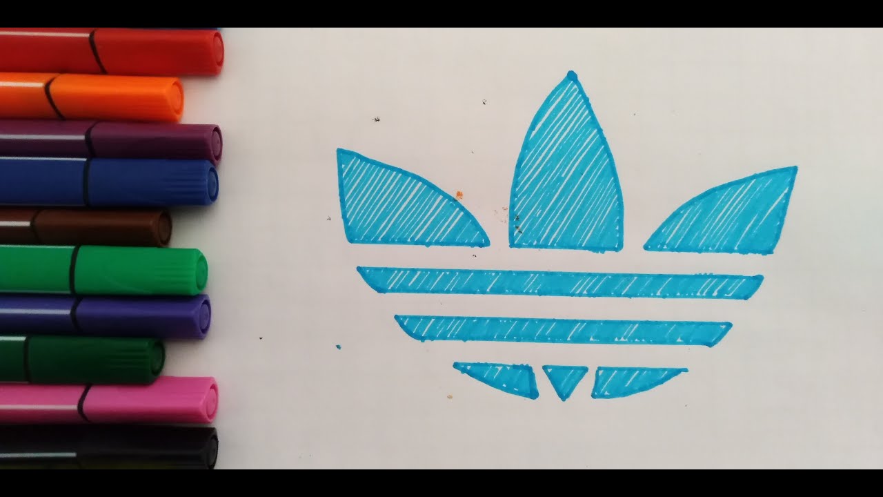 ADIDAS LOGOTIP RASM CHIZISH/АДИДАС ЛОГОТИП СУРОТ ТАРТУУ/АДИДАС ЛОГОТИП ...