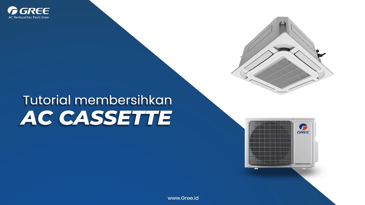 TUTORIAL MEMBERSIHKAN AC CASSETTE - YouTube
