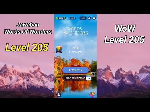Kunci Jawaban Words Of Wonders Level 205 | WoW Level 205 | Bahasa ...