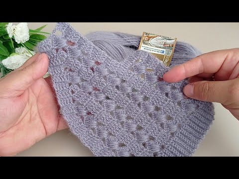 trend tığ işi yelek hırka şal modeli anne yeleği(yeni başlayanlar için)bu model kol yaka kesimi