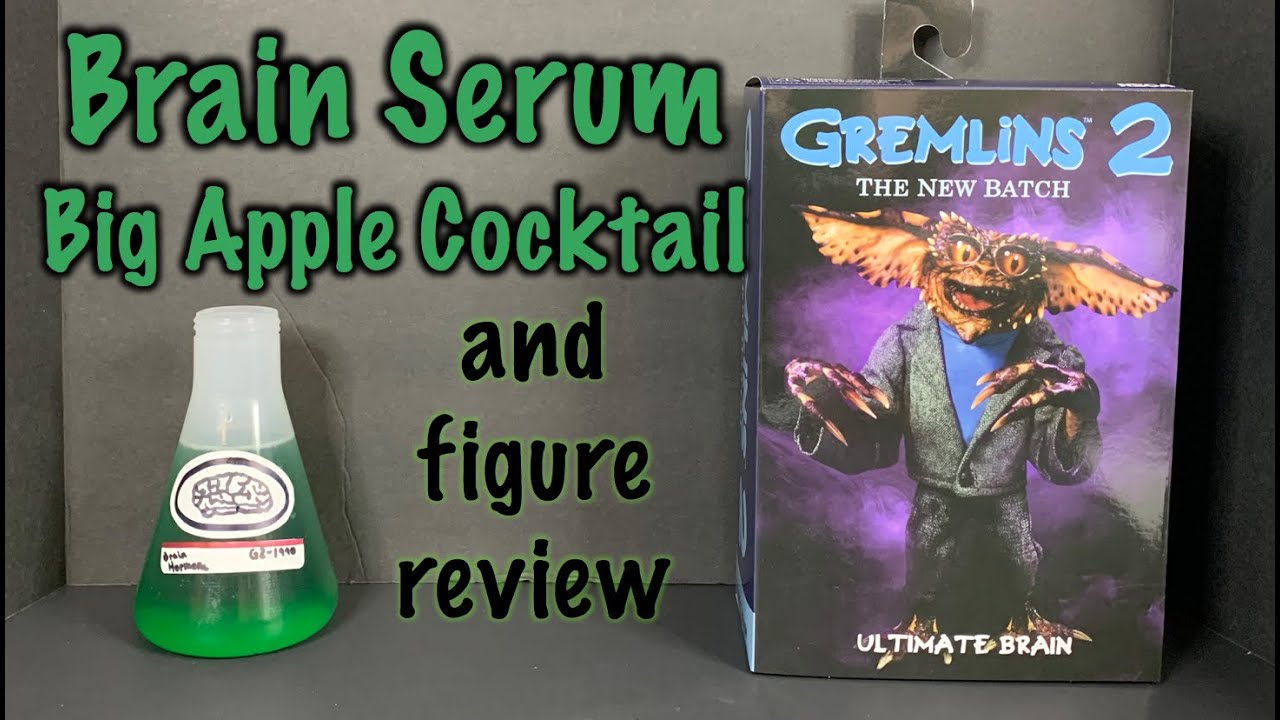 Brain Serum Cocktail and Neca Ultimate Brain Gremlin Review! - YouTube