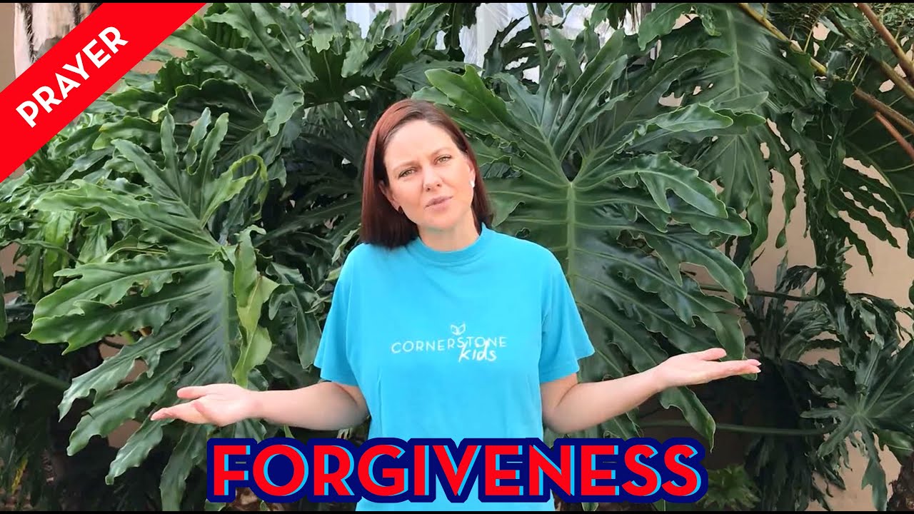Cornerstone Kids Prayer - Forgiveness - YouTube