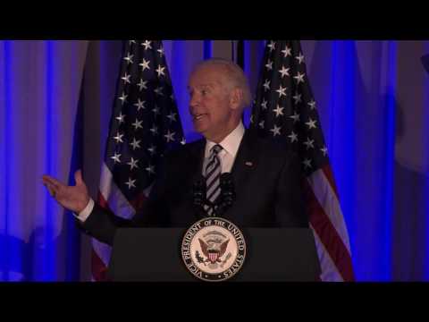 VP Joe Biden delivers heartfelt speech on stuttering at AIS Gala