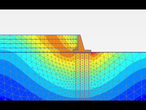 TUTORIAL PLAXIS 2D - Perkuatan Timbunan Menggunakan Dinding Penahan ...