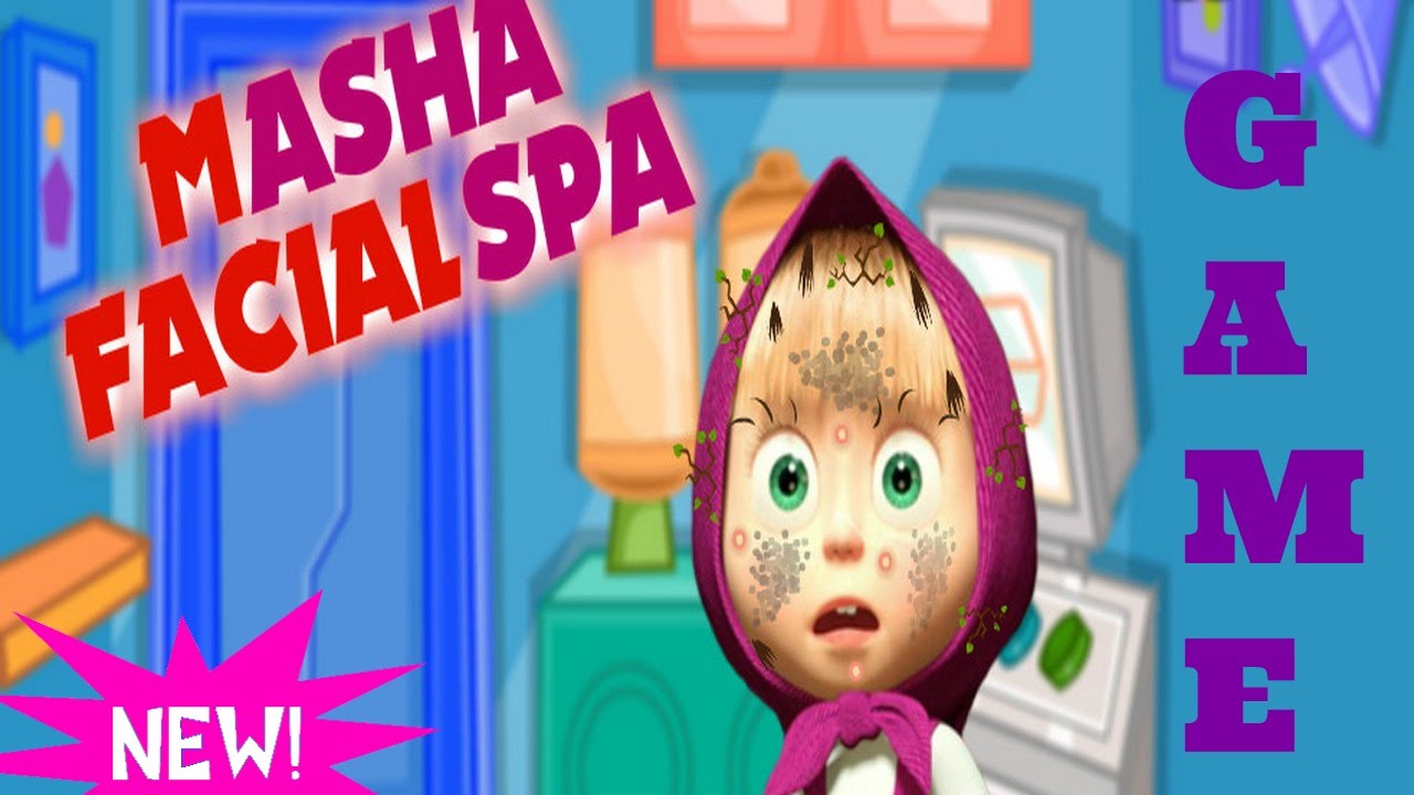 Join Cute MASHA Facial Spa Game Episode for Little Girls Beauty ...