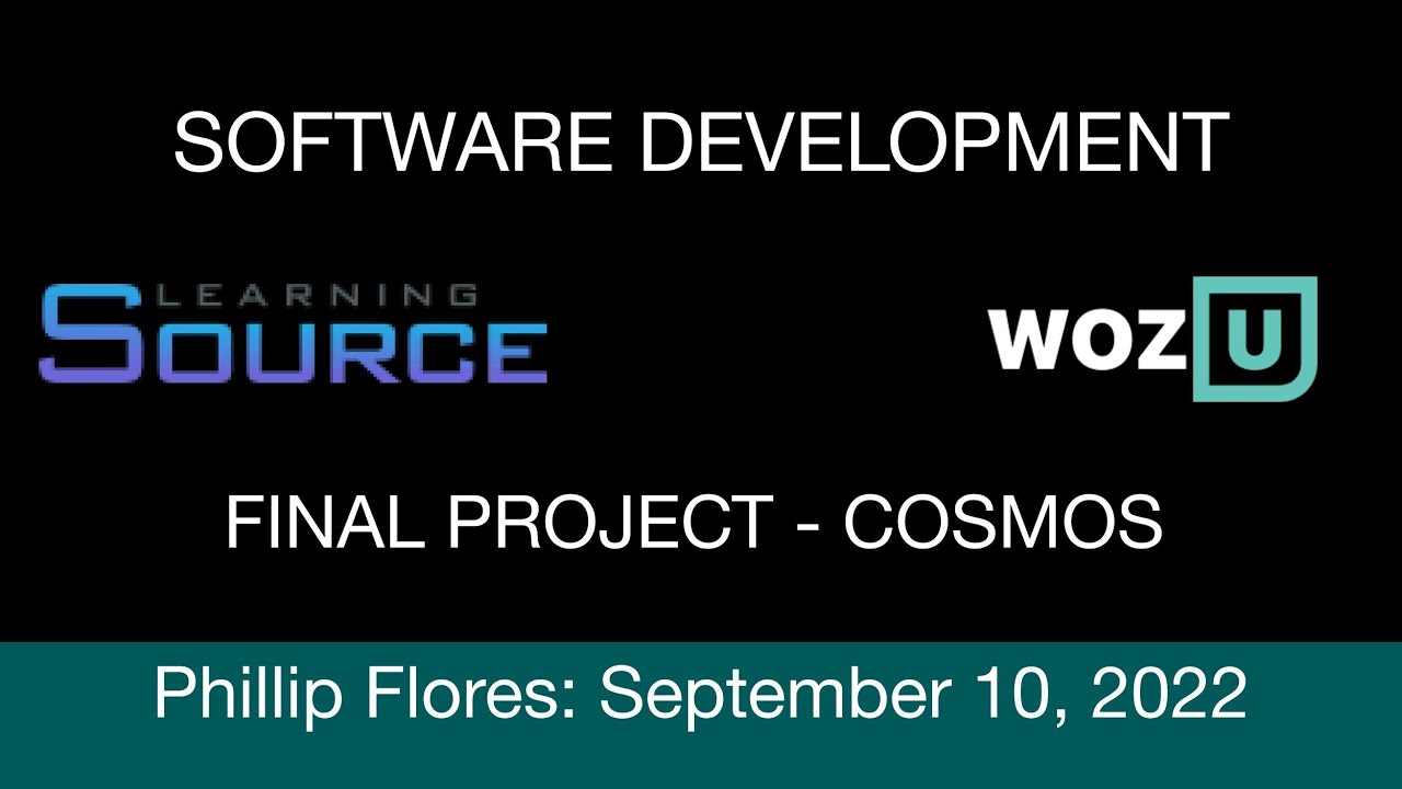 Phillip Flores: Final Project Presentation - YouTube