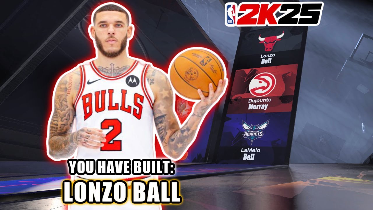 Best LONZO BALL Build in NBA 2K25 - YouTube