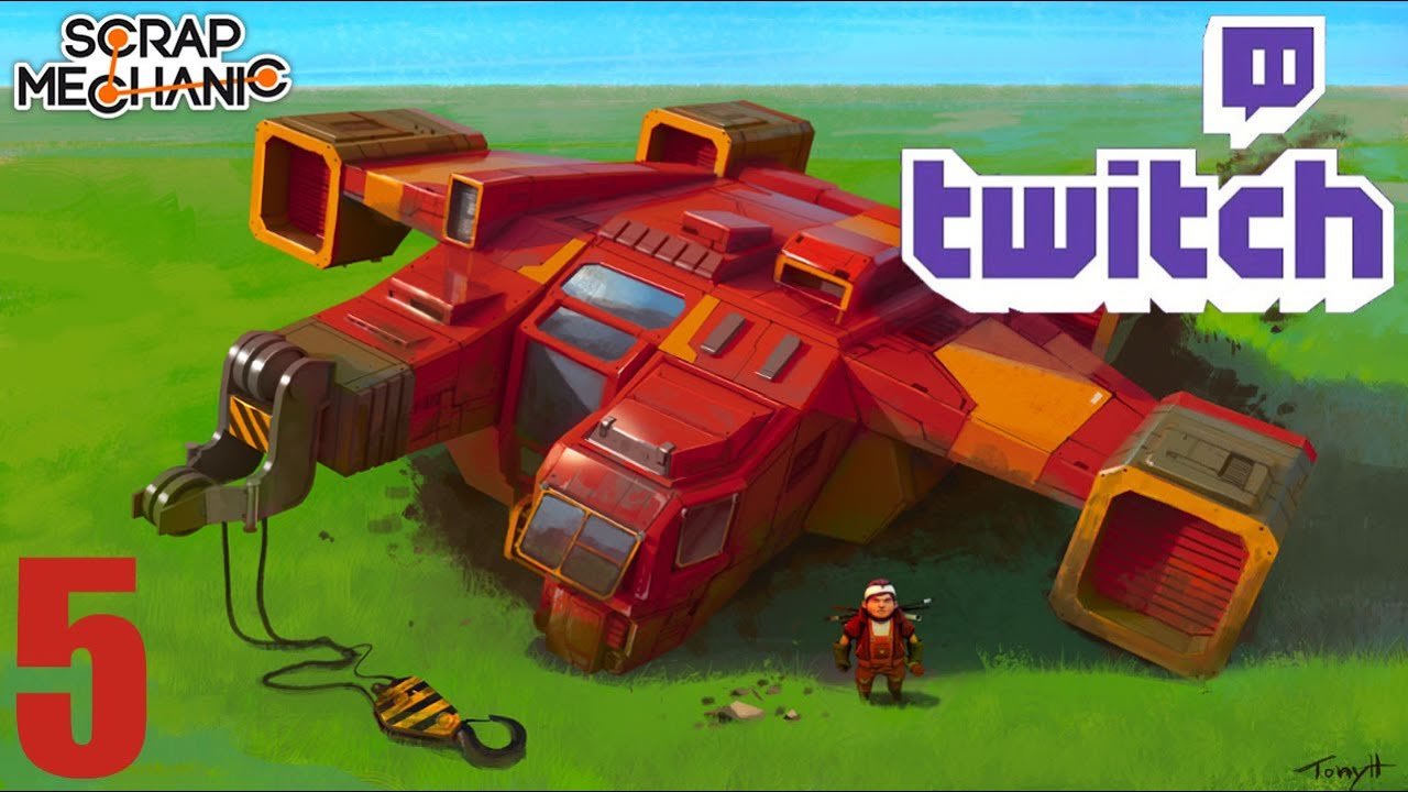 ROBOT BALYOZLAMAYA DEVAM ! - BÖLÜM 5 - TWITCH | SCRAP MECHANIC - YouTube