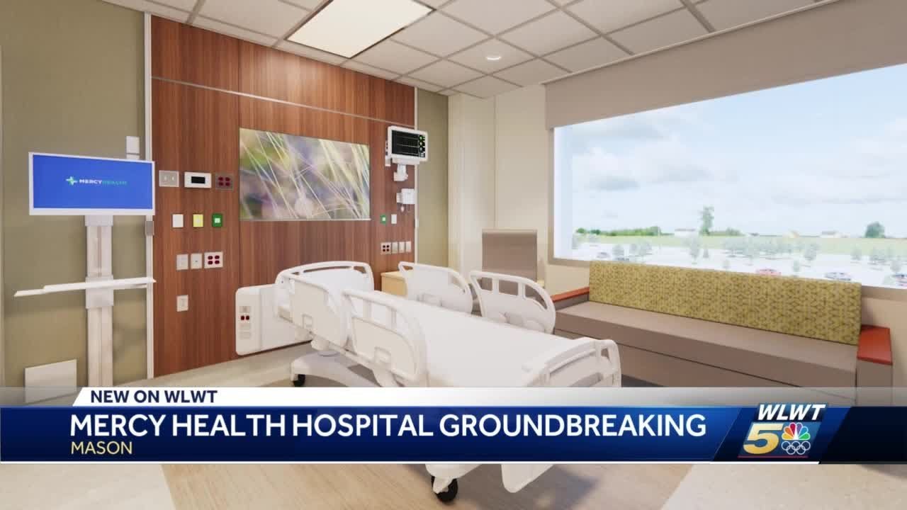 Officials break ground on Mercy Health Hospital in Mason - YouTube