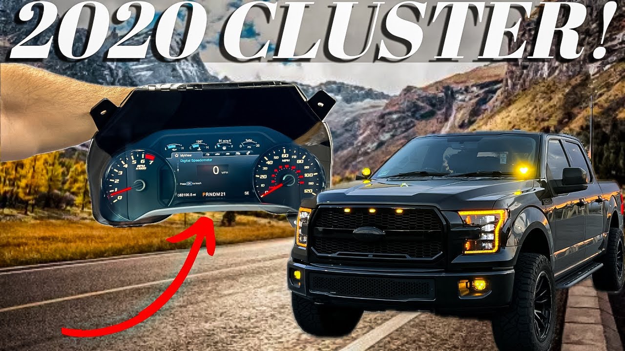 Ford F150 CUSTOM Digital Gauge Cluster Upgrade! Clusters By Livnitup ...