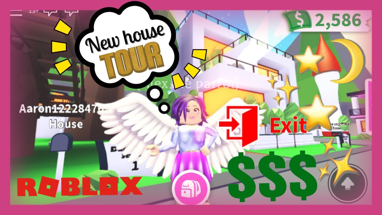 Modern tropical millionaire mansion on adopt me roblox room design ...